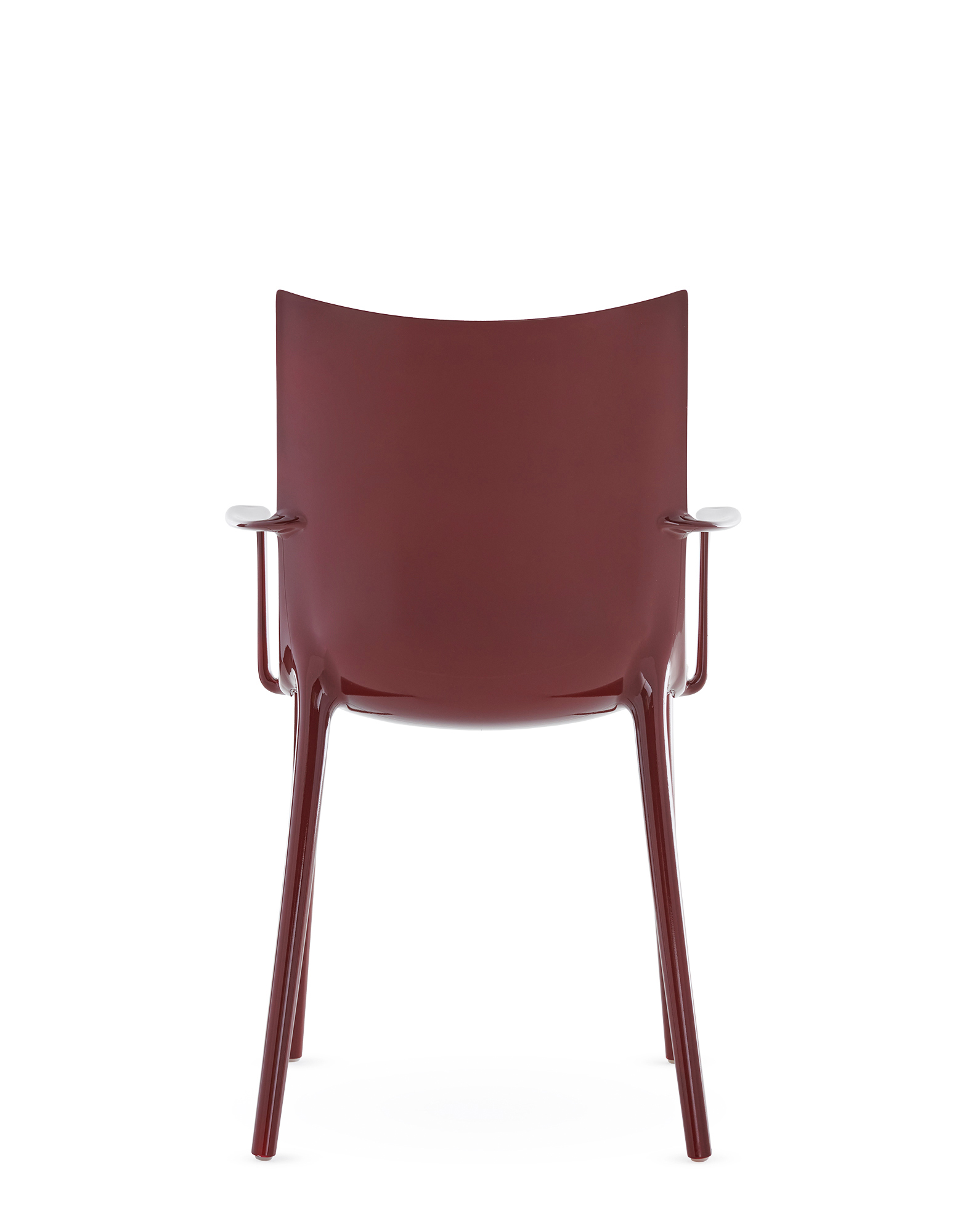 Kartell Chairs H.H.H. GRAPHIC IMPRESSION BORDEAUX LACQUER | Kartell