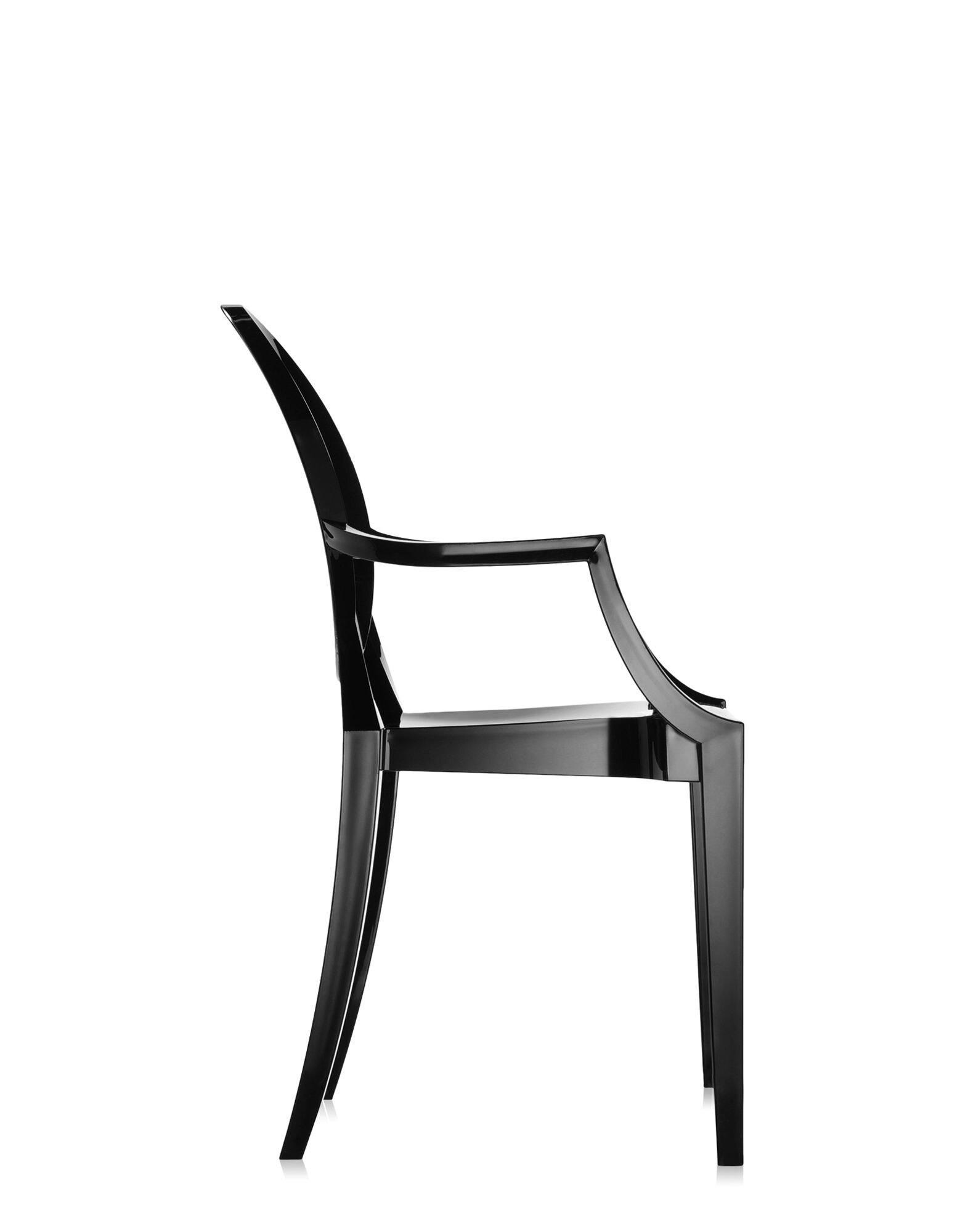 Kartell Chairs LOUIS GHOST GLOSSY BLACK | Kartell