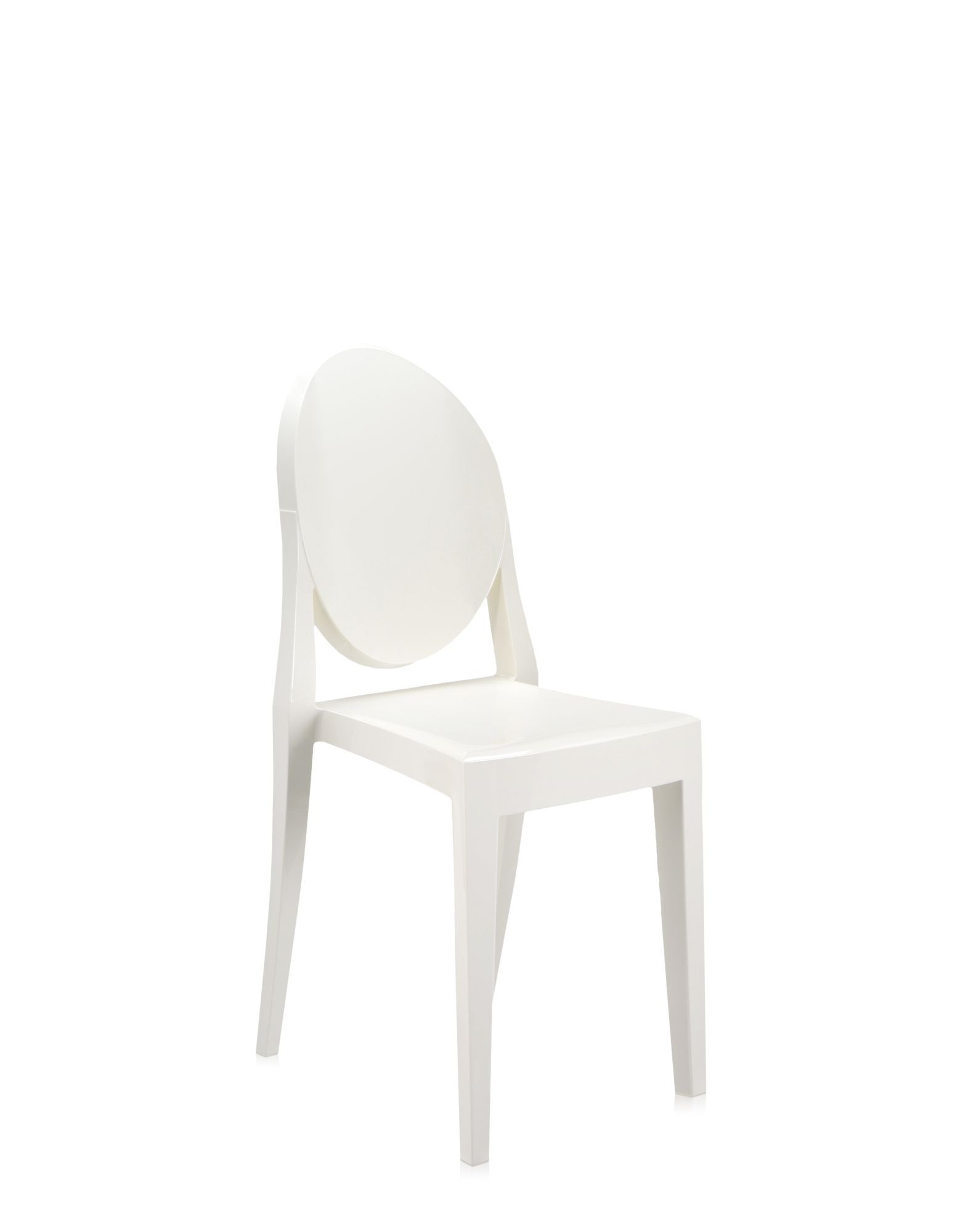 Kartell Chairs VICTORIA GHOST GLOSSY WHITE | Kartell